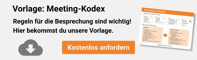 Effiziente Meetings vorbereiten und leiten (inkl. Checkliste)